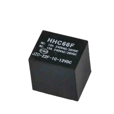 China HHC66F Small Power PCB relay 10a 12v 220v for sale