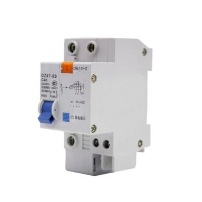 China DZ47LE-63 2P 1 china supplier Residual current air circuit breaker RCBO for sale