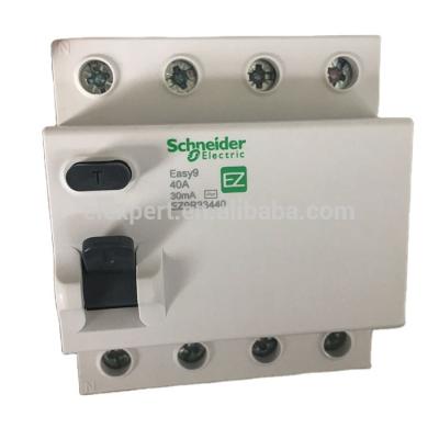 China High quality EZ9R36463 Easy9 4 pole 25A 30mA RCD/ELCB/RCCB for sale