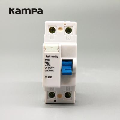 China Kampa 25A F362 RCCB for sale