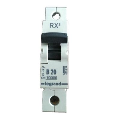 China Miniature Circuit Breaker  RX3 B curve 1P 20A MCB High quality for sale
