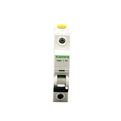 China Kampa SUPIOR QUALITY IC65N mini circuit breaker 1p 3p 16a mcb for sale