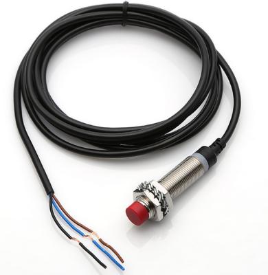 China LJ18A3-8-Z/BX M18 3-wire 12VDC NPN NO 1.0m Cable Cylinder Sensor Light Switch Inductive Proximity Sensors for sale