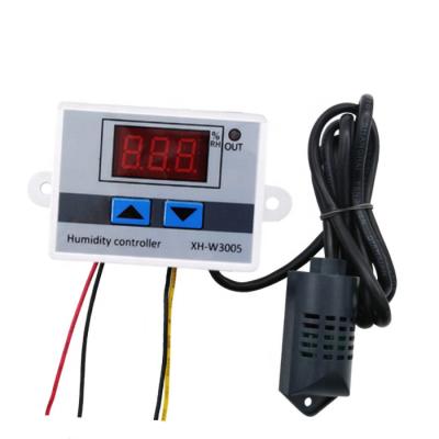 China Digital Humidity Controller XH-W3005 12V 24V 220V Humidistat Hygrometer Humidity Control Switch regulator with Humidity sensor for sale