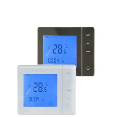 China Digital Wall-mount Room Thermostat weekly Programmable With Large Screen for sale