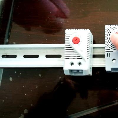 China KTS011 Small Size Industrial Thermostat for Cabinet Temperature Controller Normally Open ( 0~+60 Degree) for sale