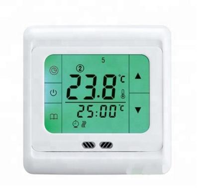China Blue/Green/White Backlight Thermoregulator Touch Screen Thermostat Temperature Controller for sale