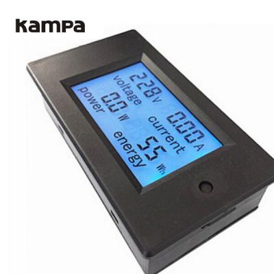 China DC 6.5~100V Voltmeter Ammeter 0~20A 4 in 1 Digital Voltage Current Power Energy meter Large LCD Screen for sale