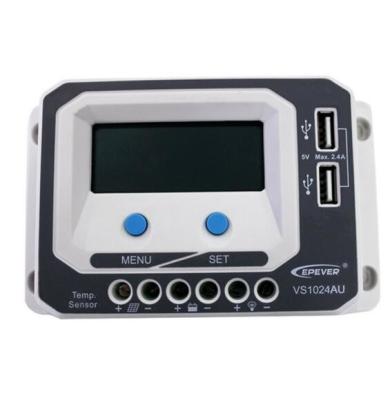 China VS1024AU EPever PWM Solar Charge Controller 10A 12V 24V Auto Work with Multiple Load Control for sale