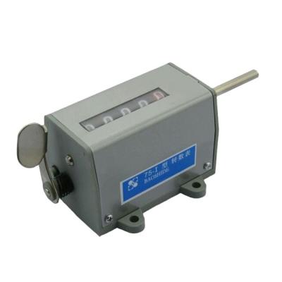 China Kampa 75-1 Counter Mechanical rotating speed meter Rotating type Forward and reverse rotation for sale