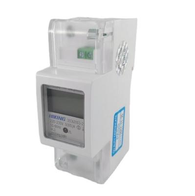 China 5(65)A 220V 230V 50HZ 60HZ DDS238-2 Single phase Din rail KWH Watt hour din-rail LCD energy meter for sale