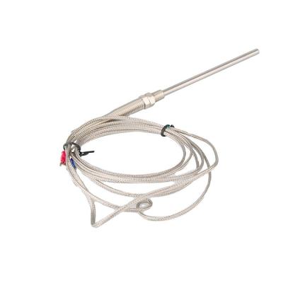 China 0-400C  Probe Thermocouple K E with 1M 2M 3M wire for sale