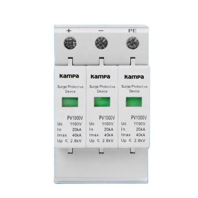 China SPD 1000VDC 40KA 2P 3P DC Surge Protective Device for PV for sale