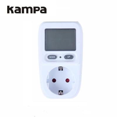 China High quality Digital display smart socket with EU plug with Lcd Display for sale