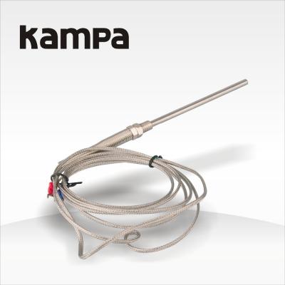 China 3 Meter High Temperature -100~1250 C Thermocouple Dual K Type 100mm Probe Sensors for sale