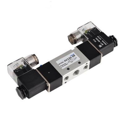China 4V230-08 AIRTAC type 5 Way 3 Position Double Solenoid Air Valve 1/4