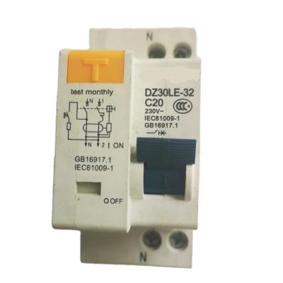 China Residual Current Circuit Breaker Kampa  2 pole DZ30-LE  with operation protection for sale