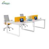 China Open Space Modular 4 Person Workstation Office Desk Furniture Design Work Office Table Call Center Office Furniture Cubicle Office Workstation Desk for sale