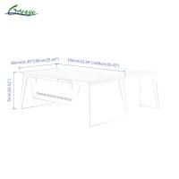 China L Shape OfficeTable Modern Wood Manager Office Executive Desk with File Cabinet for sale