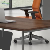 China L Shape OfficeTable Modern Wood Manager Office Executive Desk with File Cabinet for sale