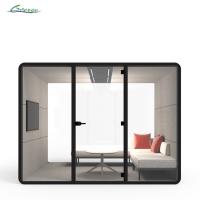 China Optimal Lighting and Soundproof Function in Acoustically Insulated Workspace Cabin with LED Lights for sale