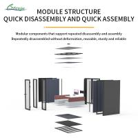 China LED Lighting Modular Sound-Blocking Workspace Phone Booth for Work Environment for sale