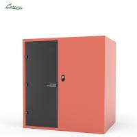 China Adjustable Desk Soundproof Phone Booths for Offices Sliding Door Type White Material for sale