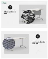 China Portable Extension Table 25mm Top Thickness for Easy Storage and Transport for sale