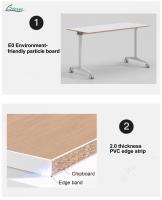 China Portable Extension Table 25mm Top Thickness for Easy Storage and Transport for sale