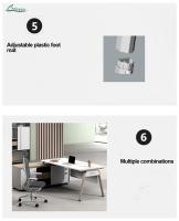 China 4 Compartments Space Office Workstation of Open Adjustable Shelves Designed for Open Spaces for sale
