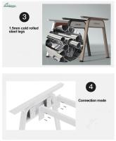 China 4 Compartments Space Office Workstation of Open Adjustable Shelves Designed for Open Spaces for sale