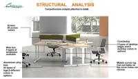 China Glass Open Space Office Workstation Options for Customizable Office Furniture for sale