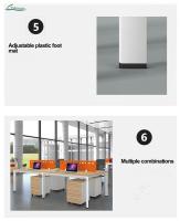 China Storage Function Open Space Office Workstation Lockable Drawers for Convenience for sale