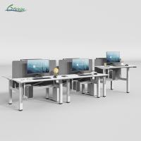 China Modern Work Office Desk with Uplift Motorized Adjustable Desk and Stylish Cable Management for sale