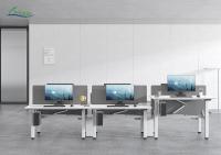 China Modern Work Office Desk with Uplift Motorized Adjustable Desk and Stylish Cable Management for sale