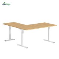China Adjustable Height Stand Up Desk Uplift Standing Desk with 4 Memory Presets and Hassle-free Assemble Video Support for sale