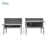 China Adjustable Height Stand Up Desk Uplift Standing Desk with 4 Memory Presets and Hassle-free Assemble Video Support for sale