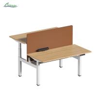 China Adjustable Height Stand Up Desk Uplift Standing Desk with 4 Memory Presets and Hassle-free Assemble Video Support for sale