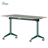 China Modern Style Folding Table in White Wood The Perfect Space-Saving Solution for Your Home or Office for sale