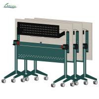China Modern Style Folding Table in White Wood The Perfect Space-Saving Solution for Your Home or Office for sale