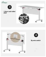 China Customize Your Folding Table with 1.5mm Cold Rolled Steel Leg Wooden Furniture for sale