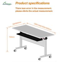 China Customize Your Folding Table with 1.5mm Cold Rolled Steel Leg Wooden Furniture for sale