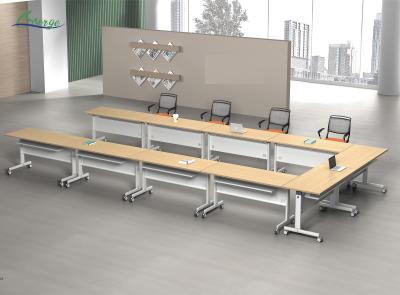 China Customize Your Folding Table with 1.5mm Cold Rolled Steel Leg Wooden Furniture for sale