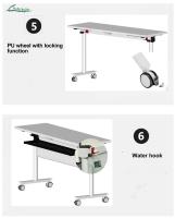China 25mm Top Thickness Collapsible Table for B2B Furniture for sale