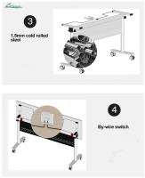 China 25mm Top Thickness Collapsible Table for B2B Furniture for sale