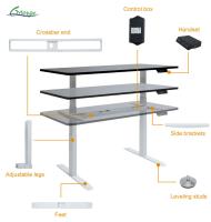 China Effortlessly Adjust Your Work Environment with Uplift Height Adjustable Workstation for sale