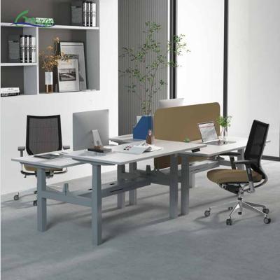 China Customized Size Uplift Standing Desk Office Desks Assembly Made Effortless for sale