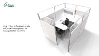 China 30mm Panel Thickness Screen Separation Work Stations Customizable Solutions and Features for sale