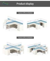China Customizable Screen Partition Work Position with 1.5mm Frame Thickness and Customizable Number of Panels for sale