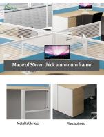 China Customizable Screen Partition Work Position with 1.5mm Frame Thickness and Customizable Number of Panels for sale